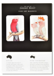 The Art of Jeremy Boot Australian Bird Fine Art Magnet Pairs